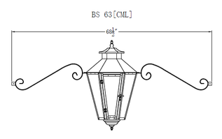 BS Line Drawings | The CopperSmith | Handcrafted Copper Lighting