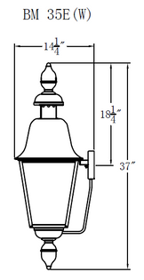 BM Line Drawings | The CopperSmith | Handcrafted Copper Lighting