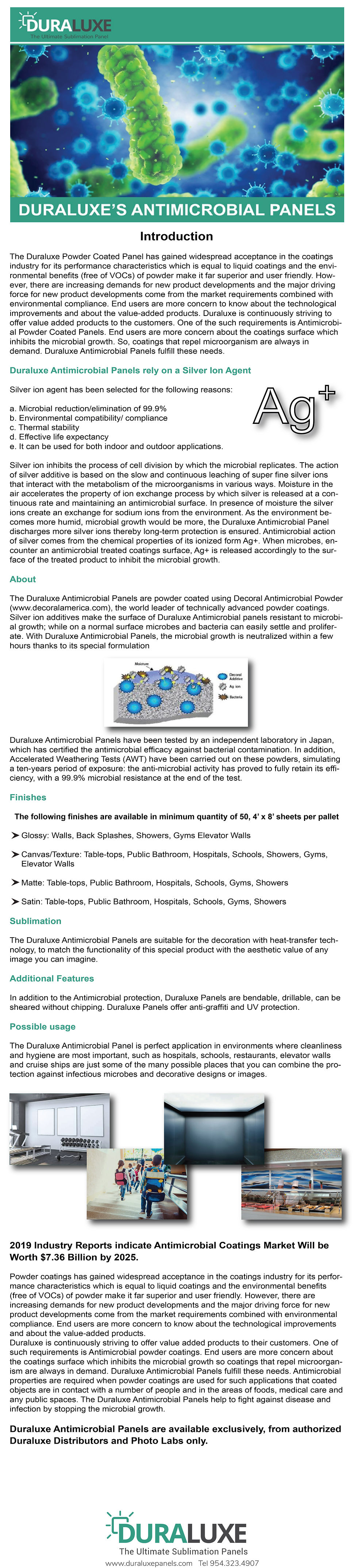Antimicrobial | Duraluxe Panels