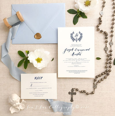 CATHOLIC SACRAMENTS | Sea and Sun Calligraphy