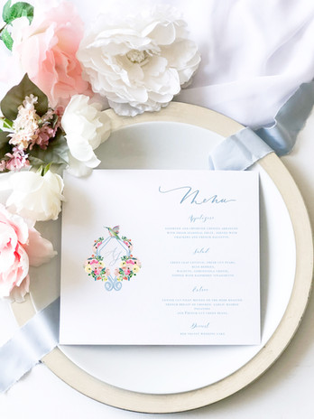 MENU CARDS | Sea and Sun Calligraphy