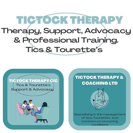Tictock Therapy | Behaviour Therapy for tics | Tic Support