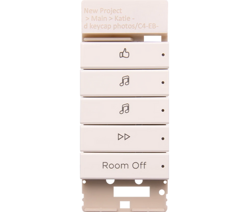 Control4® Contemporary Icons Engraved Music Keycaps | Denver Audio Video