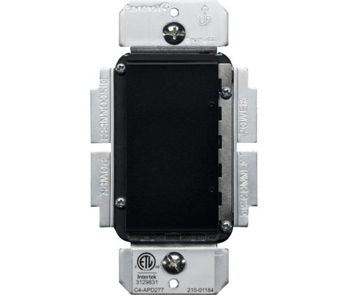 Control4® Contemporary 120V Adaptive Phase Dimmer - Midnight Black | Denver Audio Video