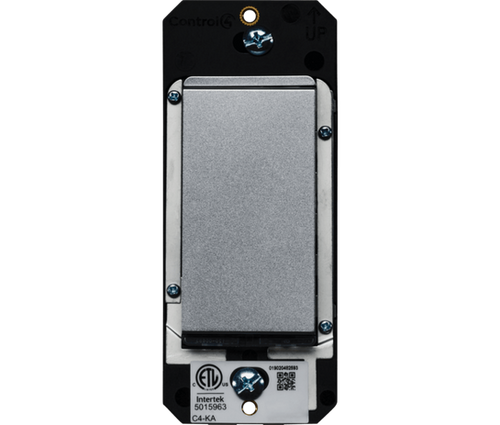 Control4® Contemporary Auxiliary Keypad - Aluminum | Denver Audio Video