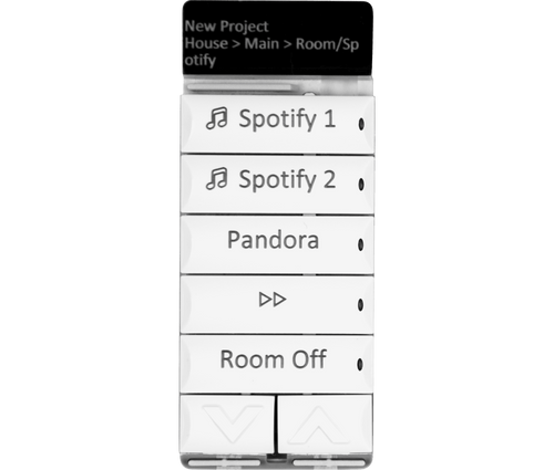 Control4® Spotify Engraved Music Keycaps | Denver Audio Video