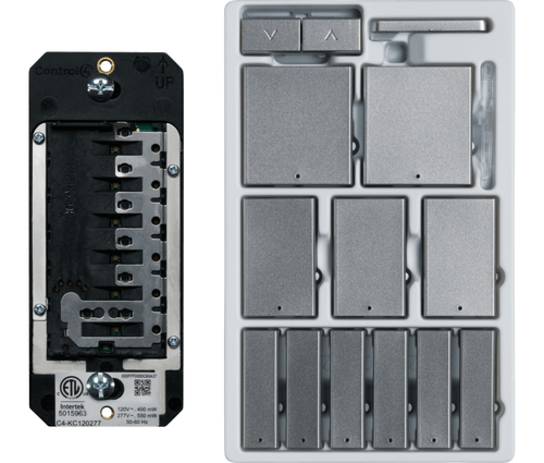 Control4® Contemporary 120/277V Configurable Keypad - Aluminum | Denver ...