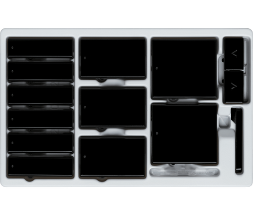 Control4® Contemporary Configurable Keypad Color Kit - Black | Denver ...