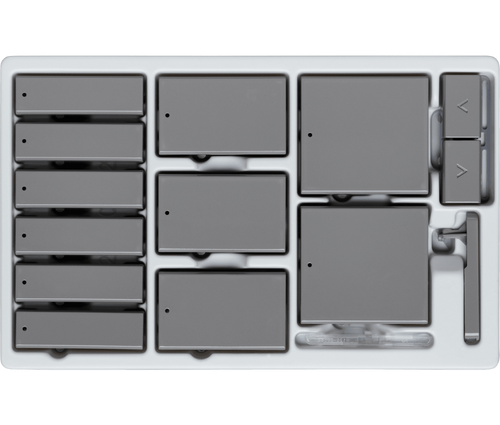 Control4® Contemporary Keypad Dimmer Color Kit - Gray | Denver Audio Video