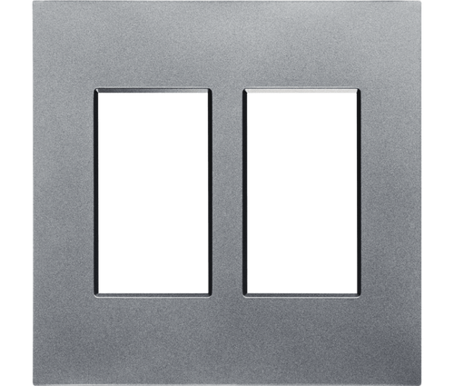 Control4® Contemporary 2 Gang Faceplate - Aluminum | Denver Audio Video
