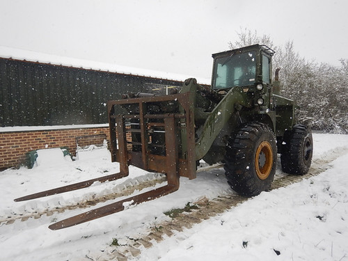 1982 International Hough M10A Rough Terrain Forklift | happyoldiron