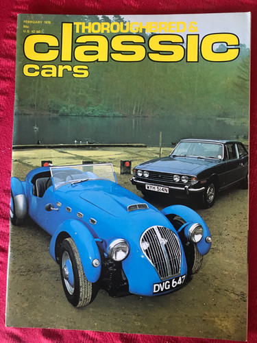 Thoroughbred & Classic Cars Magazine February 1978 Triumph Stag Reliant ...