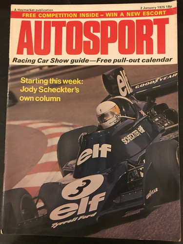 Autosport 2 January 1975 Matra MS670C cutaway drawing Roger Clark ...