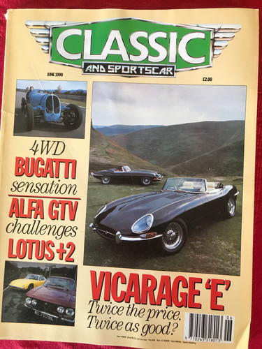 Classic and Sportscar Magazine June 1990 Plymouth Hemi Cuda Lotus Elan ...