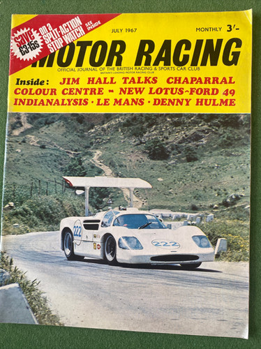 Motor Racing Magazine July 1967 Ford GT40 Wins Le Mans Lotus Ford Dutch ...