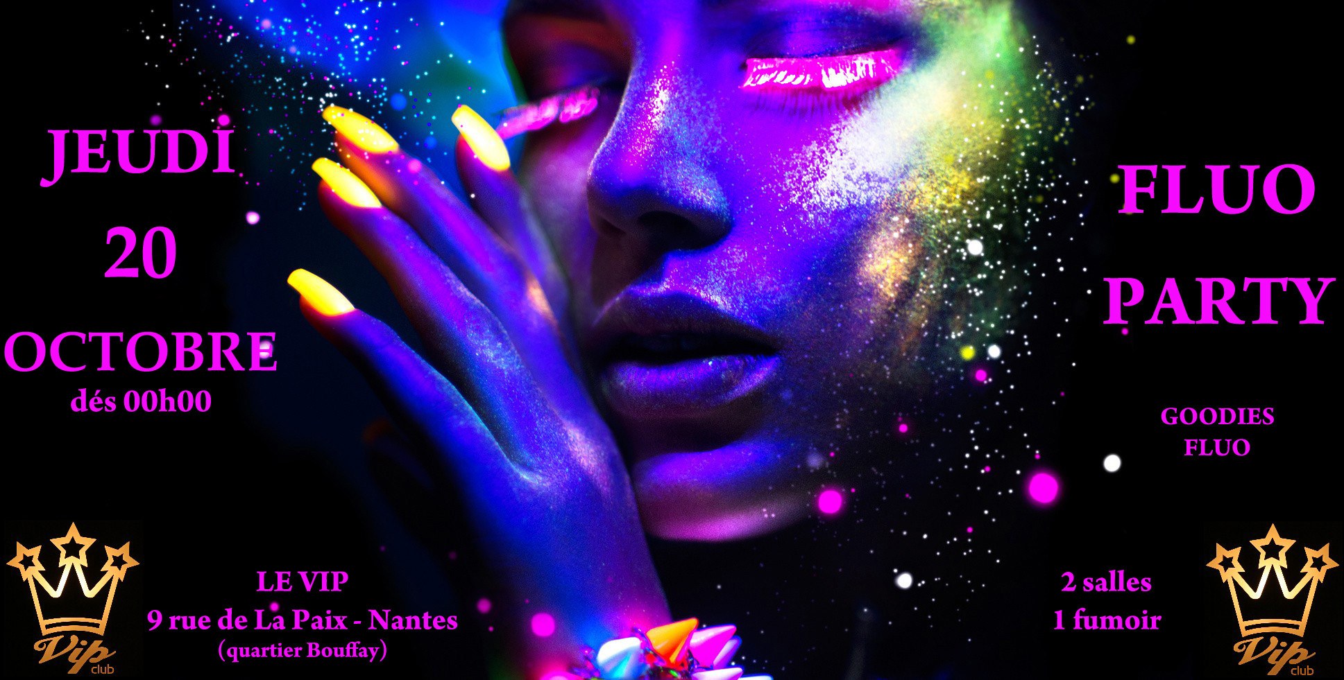 Les affiches des soirées du VIP