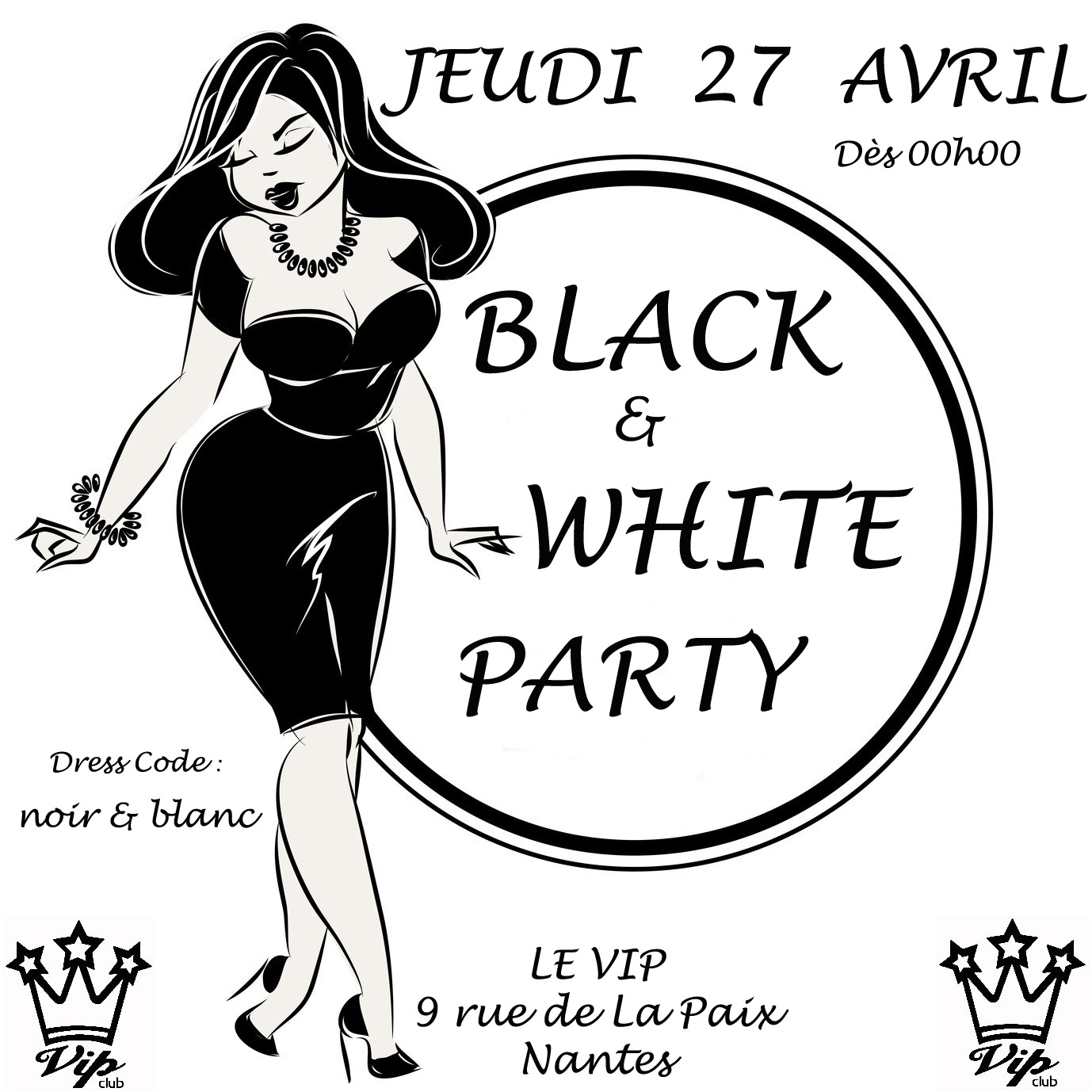 Les affiches des soirées du VIP