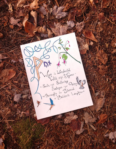 ᚹ - Wyn Rune Page | Joy Star's Story