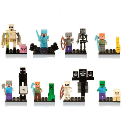 Minecraft Set of 14 Minifigures - Style 9 | Uk Minifigure Store
