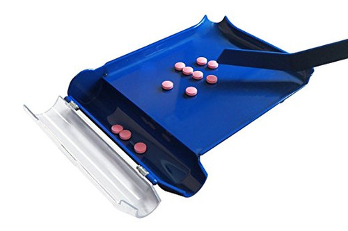 Right Hand Pill Counting Tray With Spatula (Blue) | VRXSUPPLIES