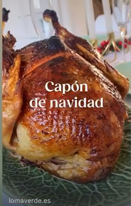 UN CAPÓN RELLENO POR NAVIDAD | Finca Loma Verde