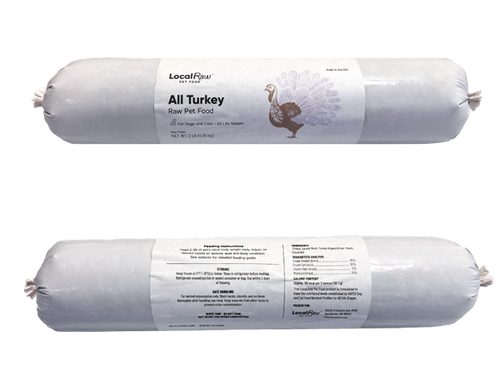 Premium All Turkey Blend (2 LBS) | 702 Raw Pet Food