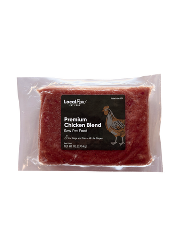 Local Raw Premium Chicken Blend (1 LB) | 702 Raw Pet Food