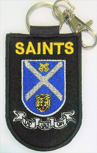 Saints Embroidered Key Chain | saints