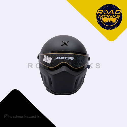 AXOR Retro Dominator Helmet – Dull Black | Roadmonks