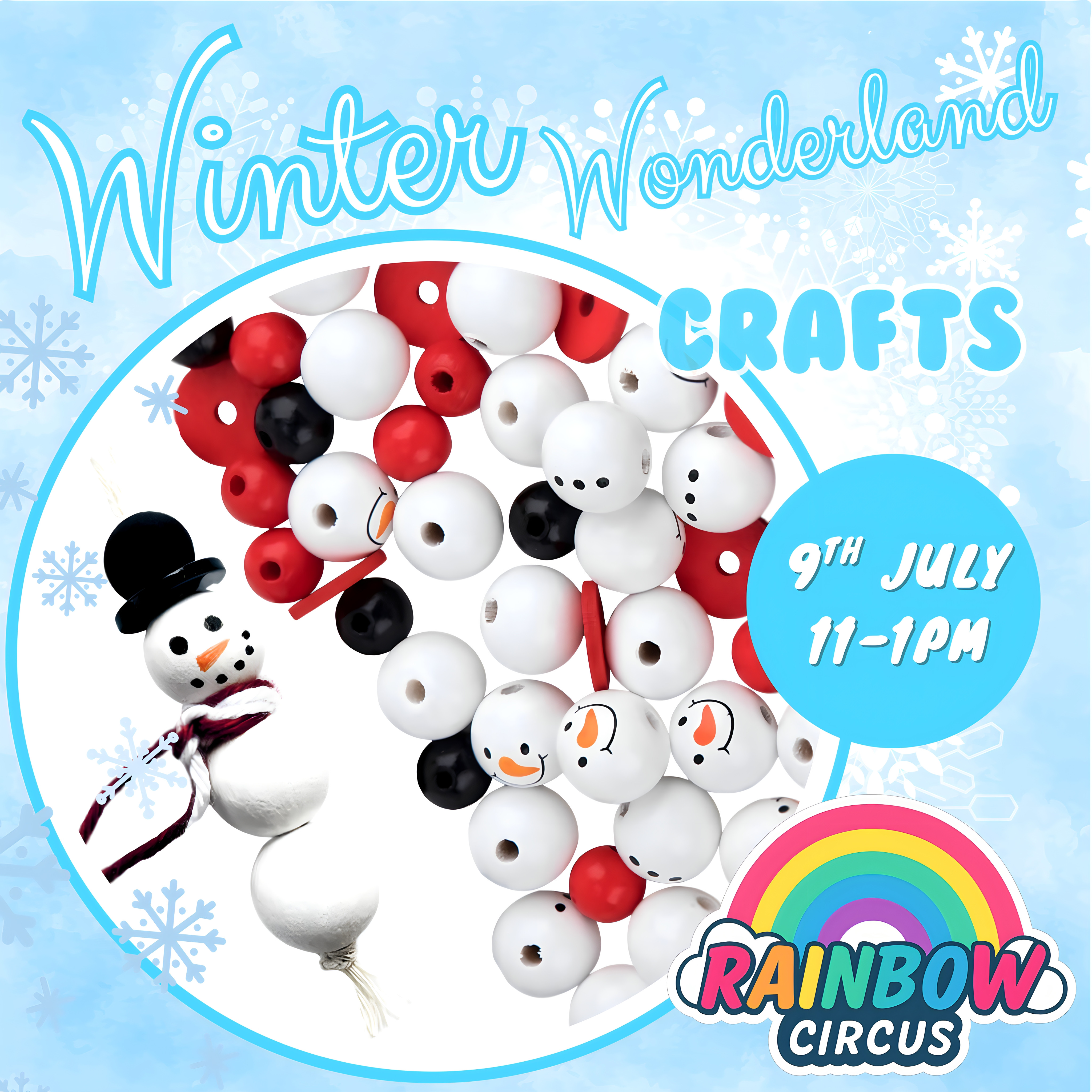 FREE Winter Wonderland Crafts | Rainbow Circus