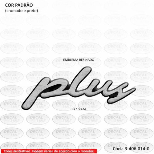 Emblema Auto Adesivo Plus Para Caminhão VW Delivery - Resinado ...