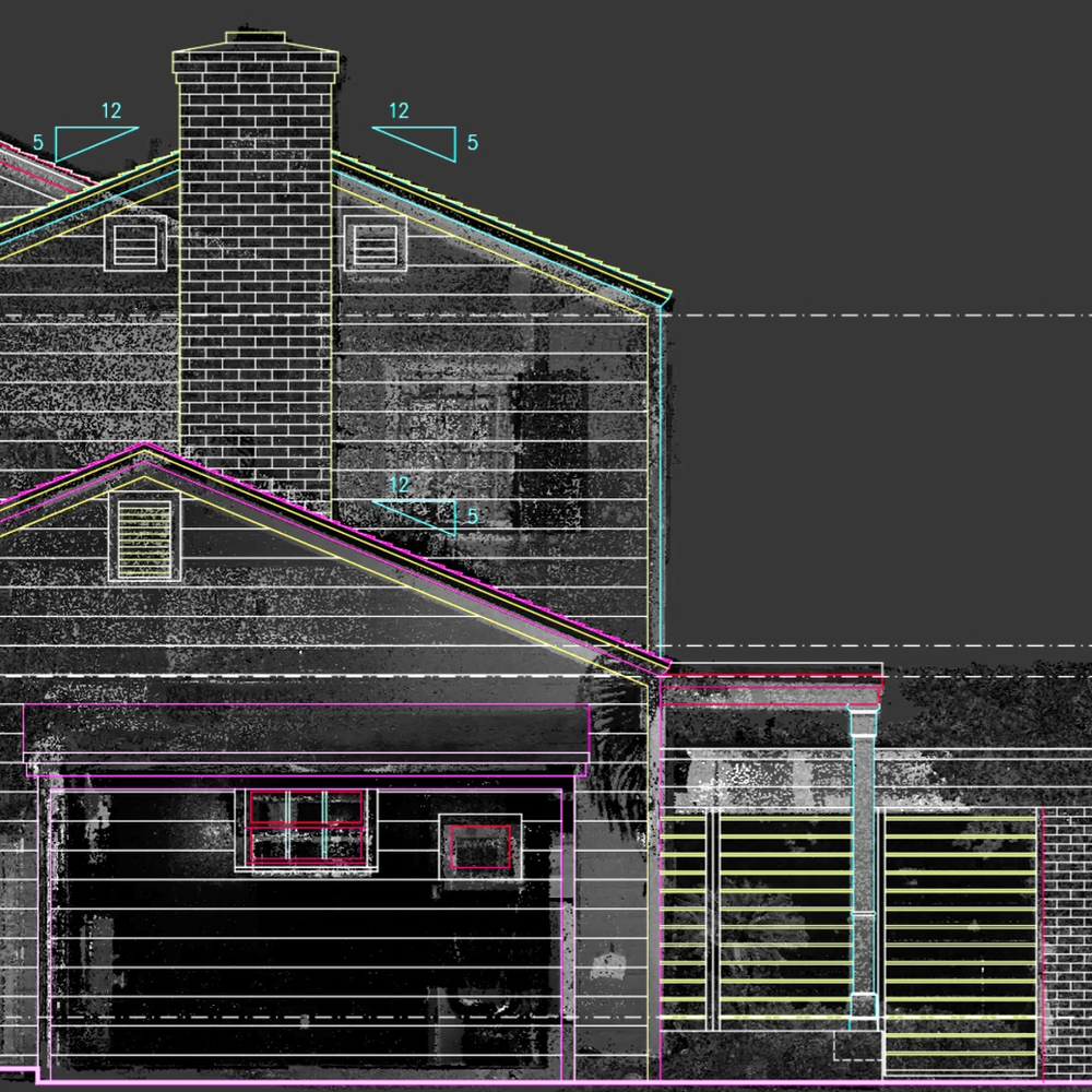 Autocad As-Builts Drafted From Scans