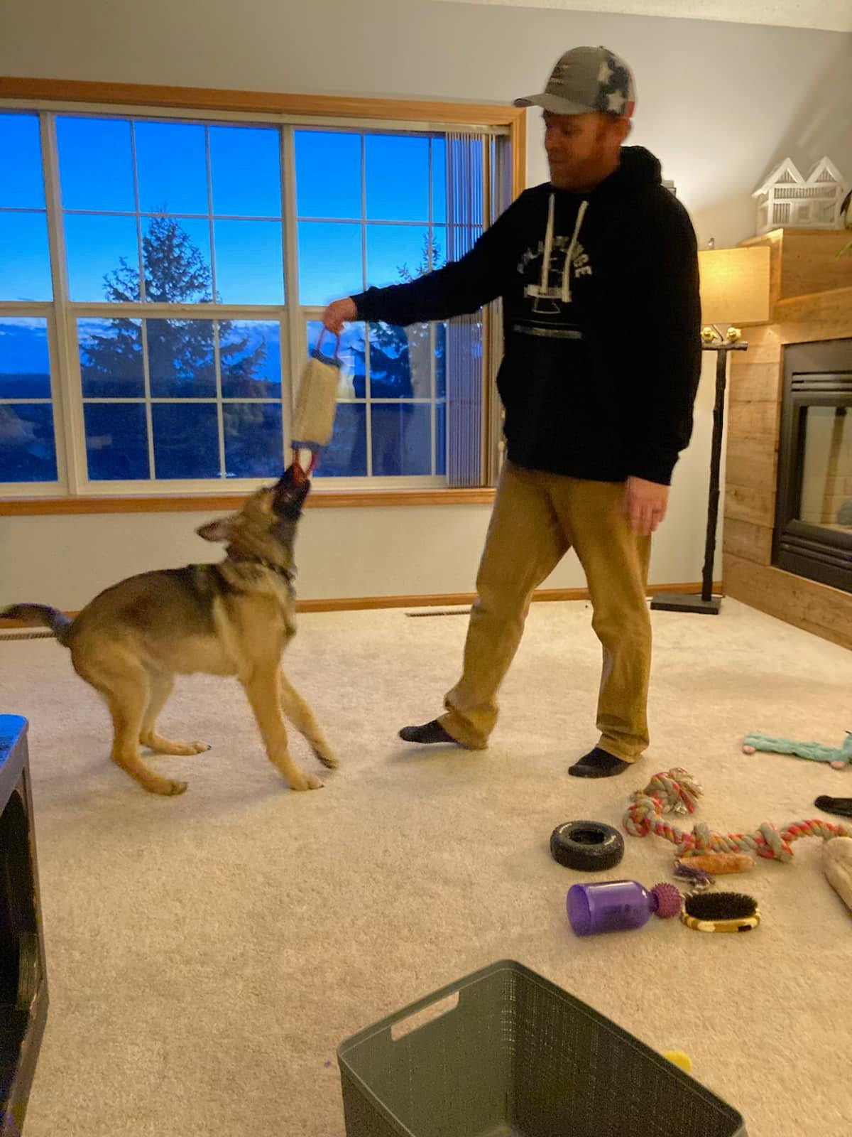 Brandon and K9 Kaya