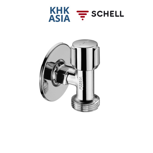 Schell connection valve COMFORT space saving 1/2"" x 3/4"" rosette ...