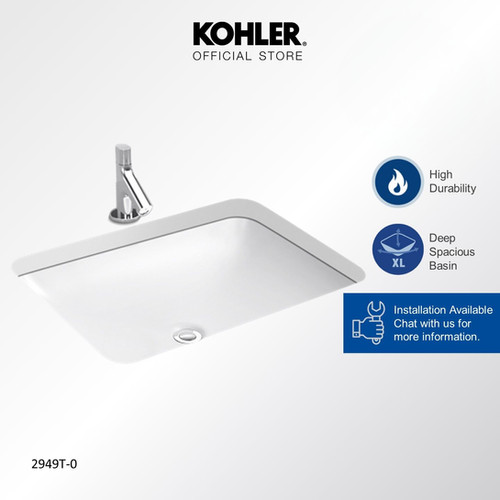 KOHLER Forefront Under-counter Lavatory Bathroom Basin 22" | KHK Asia