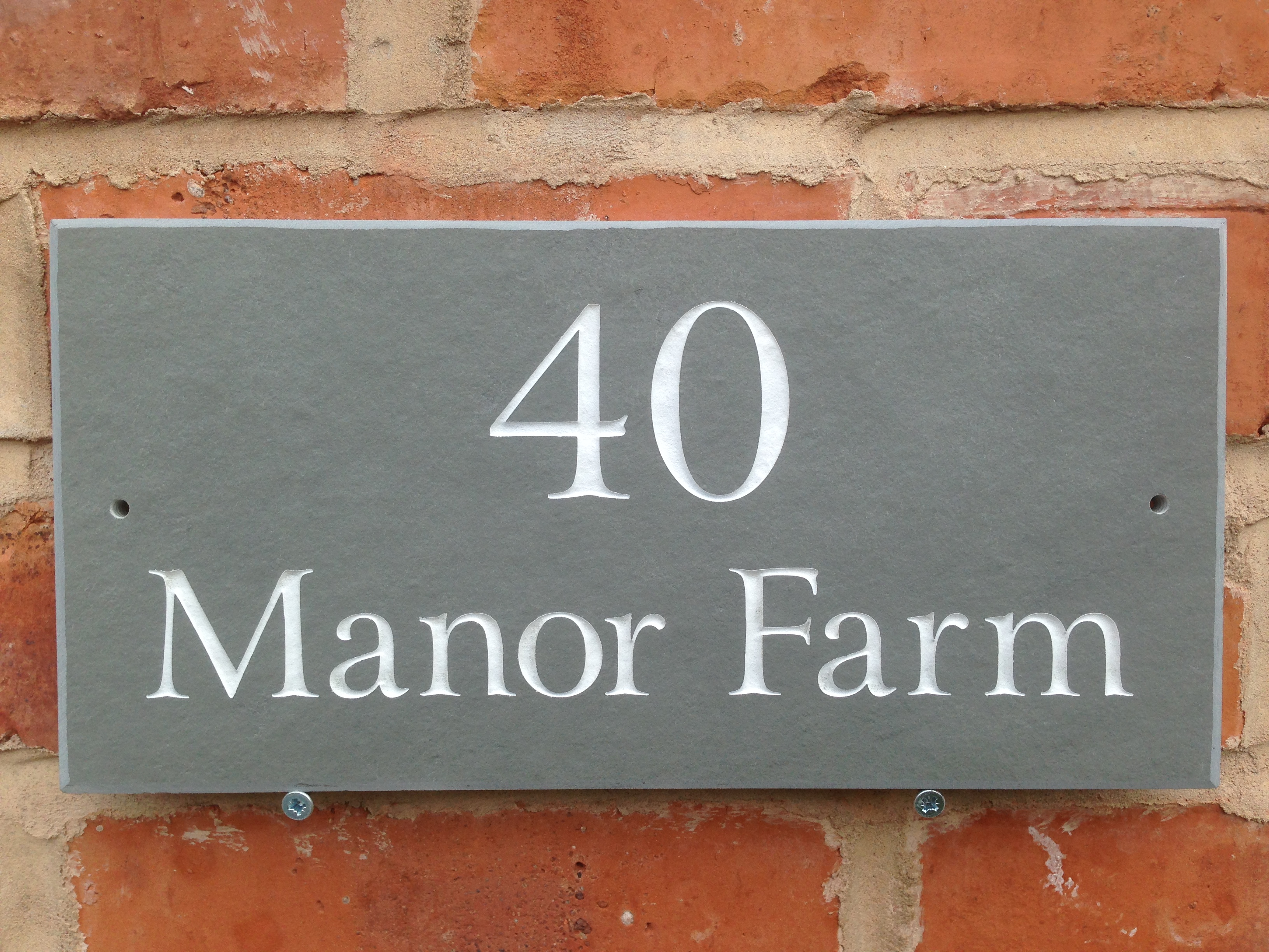 Slate house signs by Slate Signs Direct Ltd