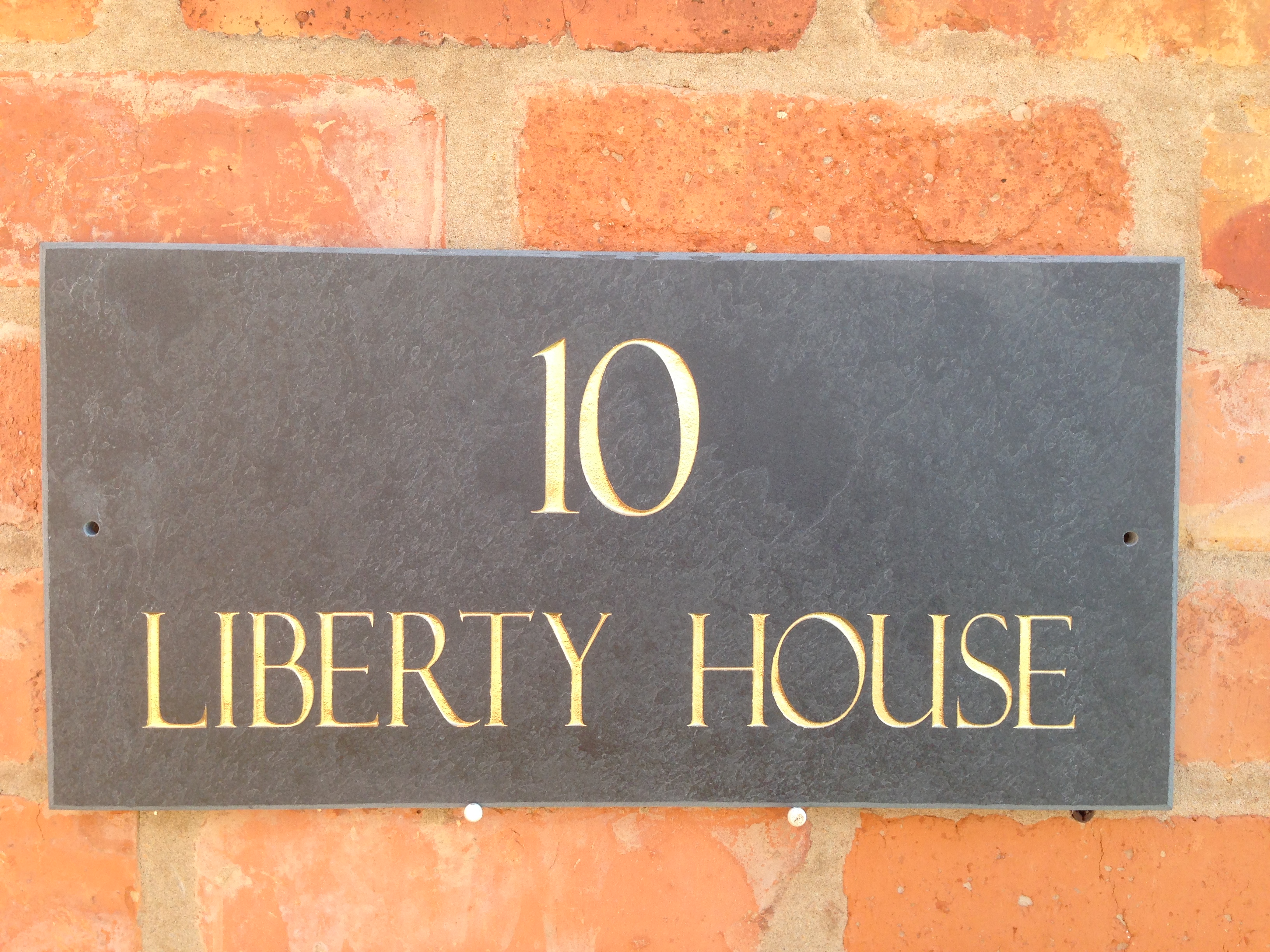Slate house signs by Slate Signs Direct Ltd