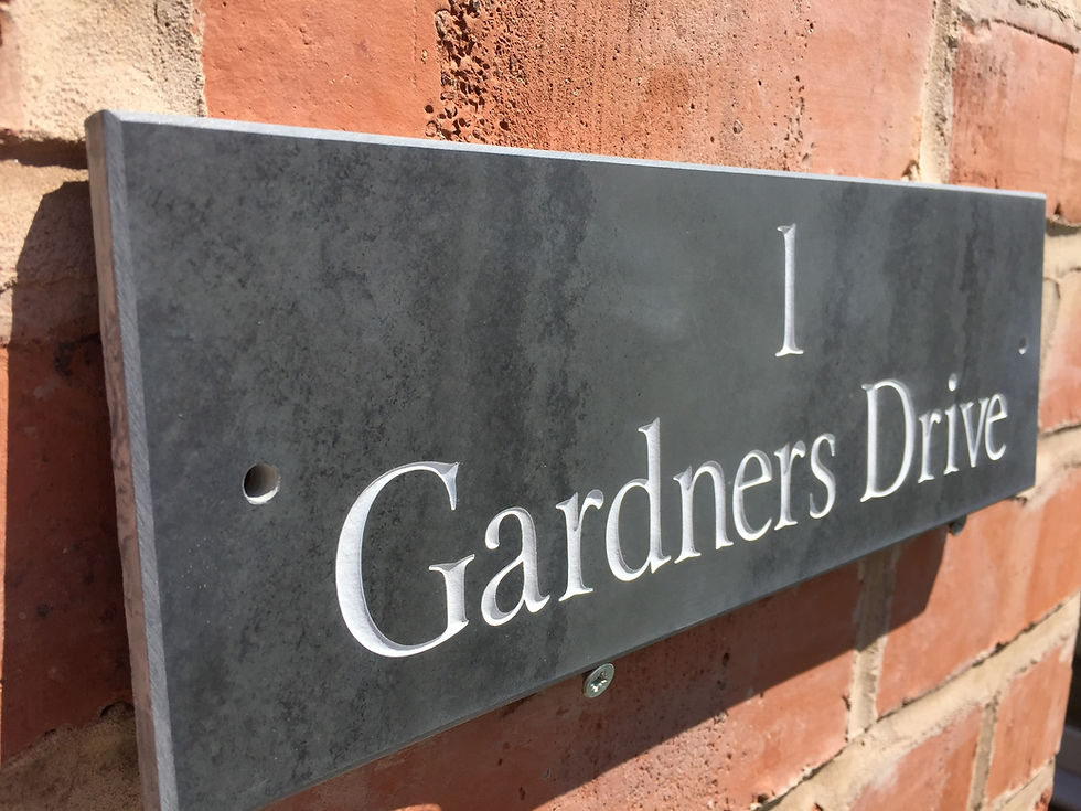 Create your personalised house sign