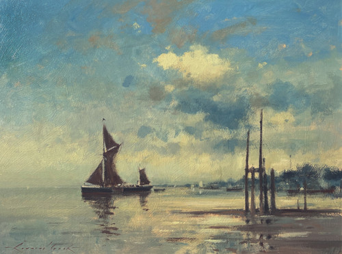 RAYMOND LEACH | Sailing on the Broads | Gladwell & Patterson