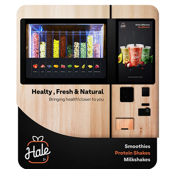 Smoothie vending machine | Hale Smoothies | Singapore
