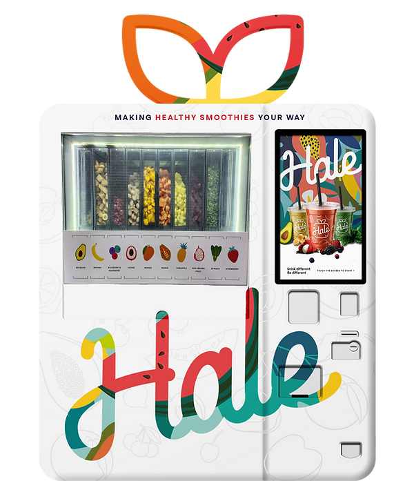 Smoothie vending machine | Hale Smoothies | Singapore