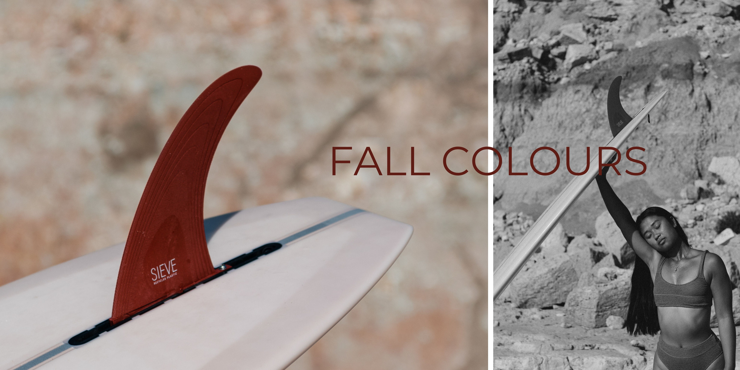 Single Fins Fall Colours | SIEVE Fins