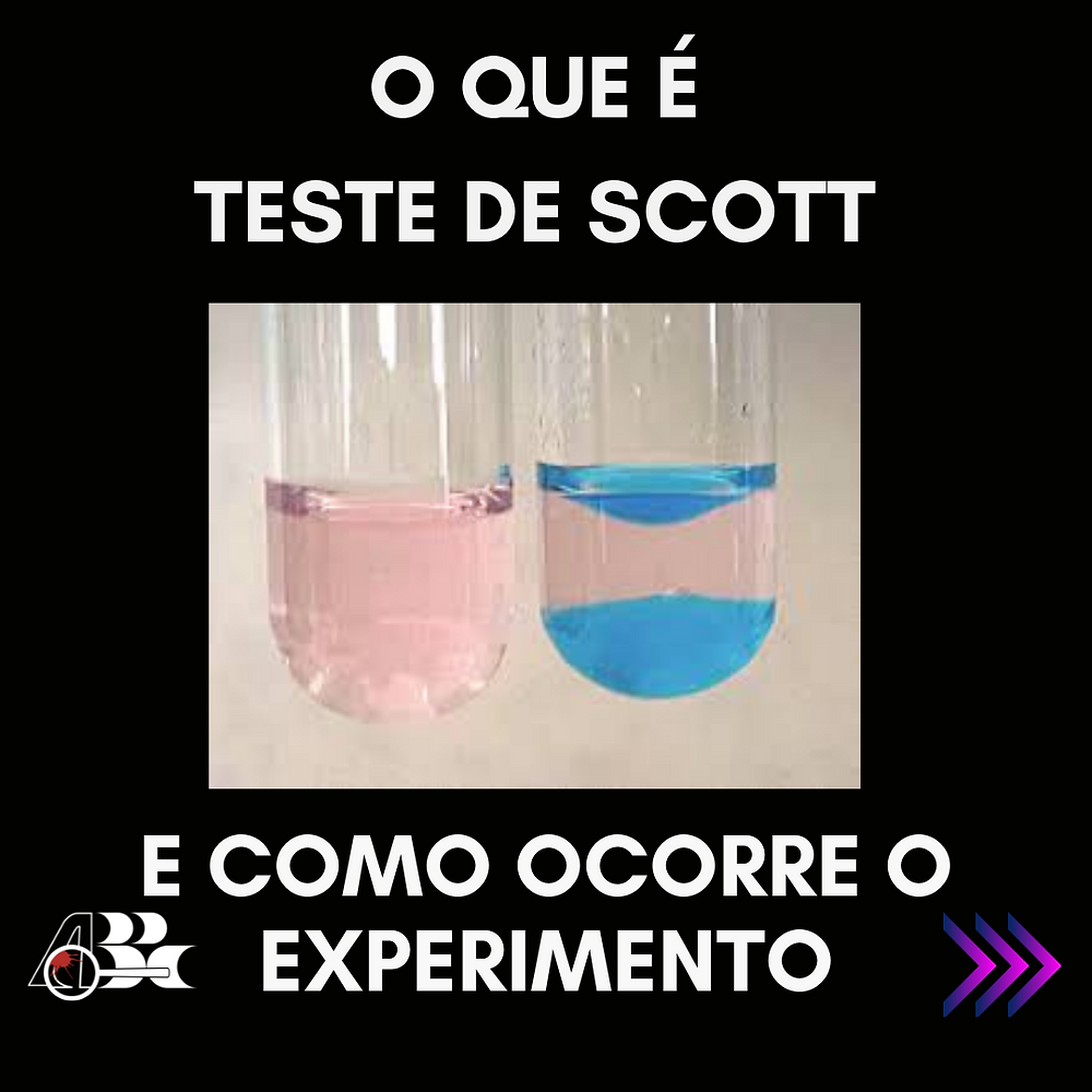 O QUE É TESTE DE SCOTT E COMO OCORRE O EXPERIMENTO