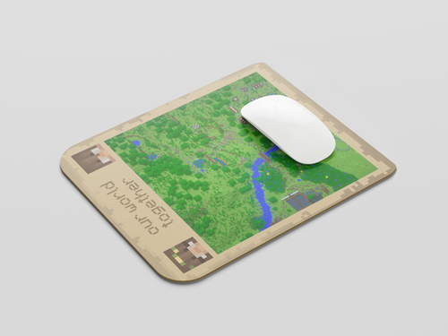 Map custom mousepad | own text, mc skin, map | | Minuko