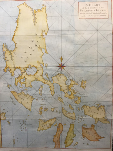 A large chart of the Philippines date 1745 | Portobello Maps