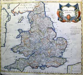 Robert Morden map of England date 1751 | Portobello Maps