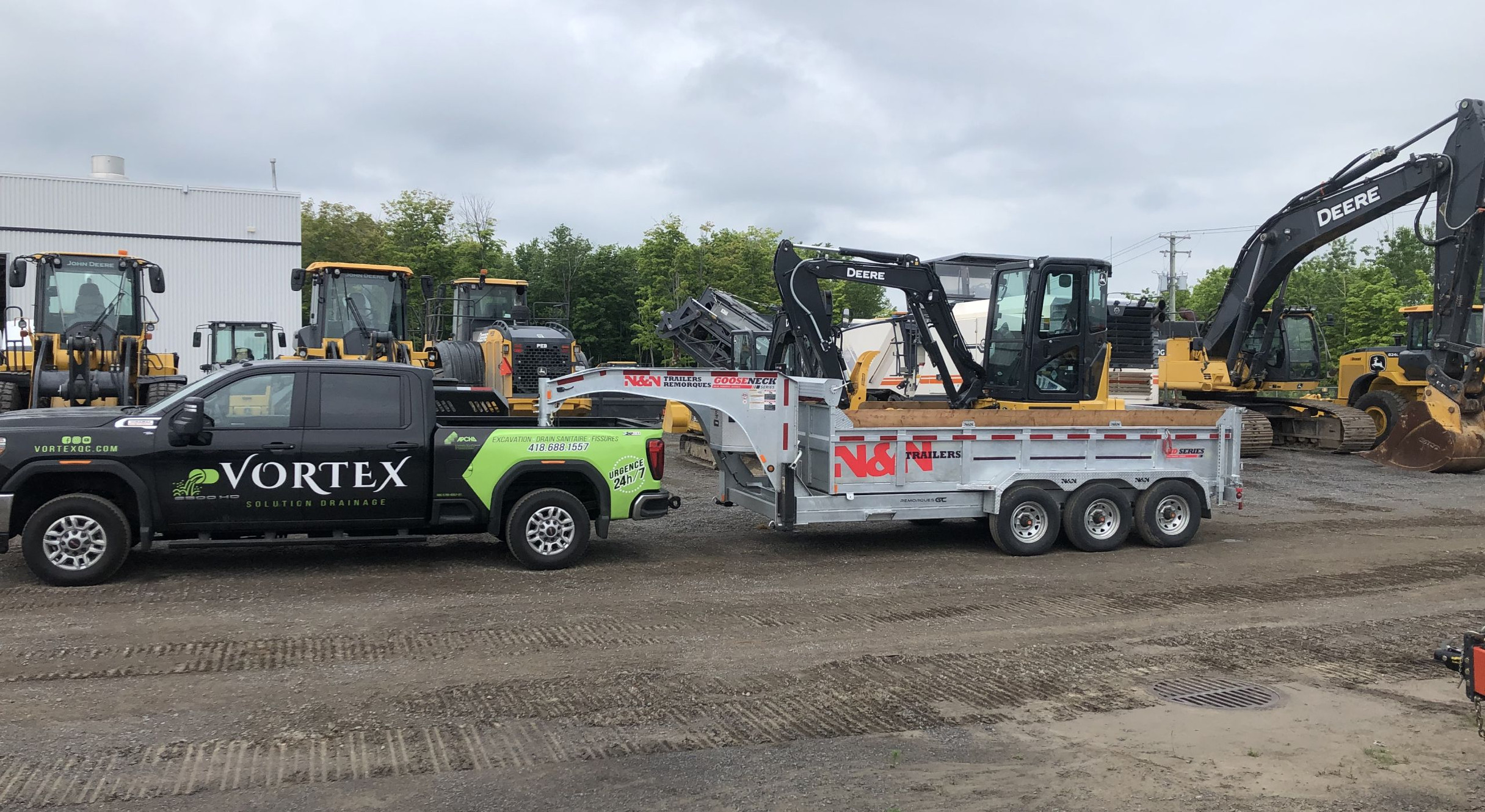 Vortex Solution Drainage | Grande région de Québec | Contactez-nous