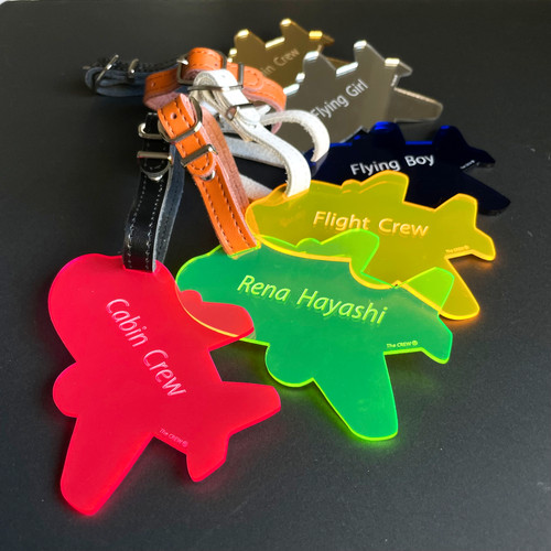 Plane Tag with Leather Strap ( Engines ) | home