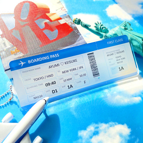 Boarding Pass | Customized Name Tag | home