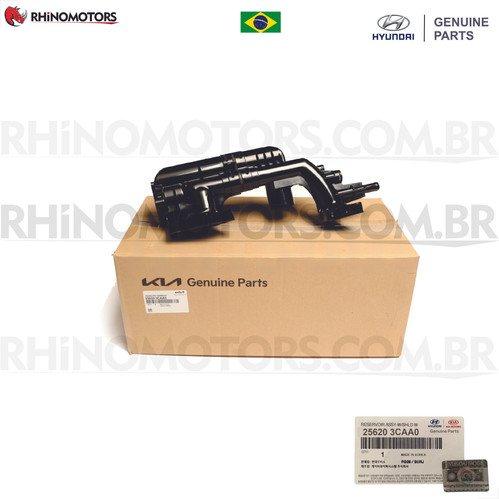 256203CAA0 Carcaça Válvula Termostática AZERA, SANTA FE, SORENTO ...